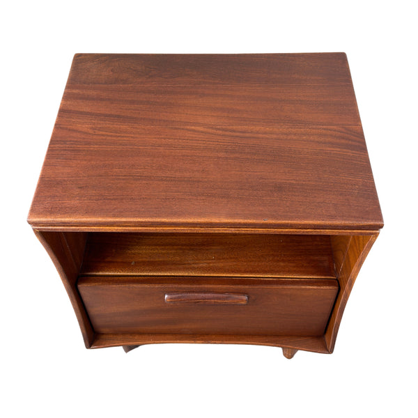 Solid Teak Nightstand by Imperial - Decade Five Furniture Co.