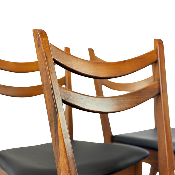 Walnut Dining Chairs by Honderich - Decade Five Furniture Co.