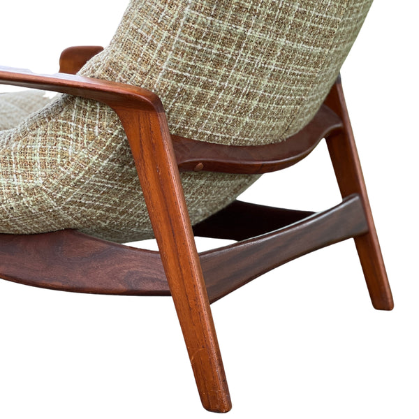 R. Huber Scoop Chair and Ottoman - Decade Five Furniture Co.