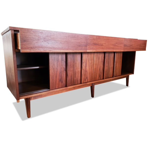 Mid Century Walnut Sideboard by Gibbard | Decade Five Furniture Co.