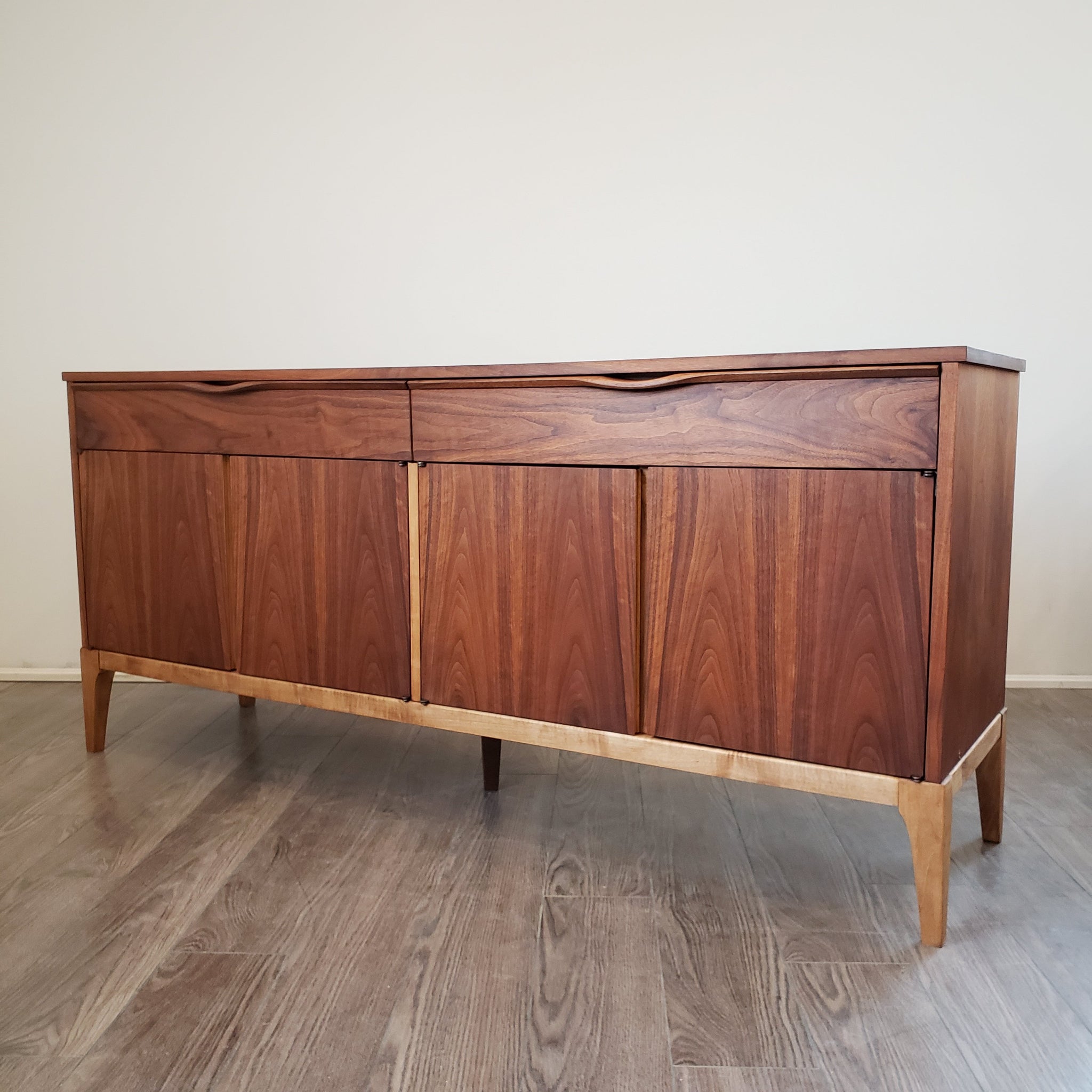 Mid Century Walnut Sideboard by Kaufman Furniture | D5 Furniture Co ...