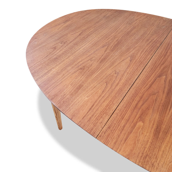 Deilcraft Walnut and Ash Dining Table - Decade Five Furniture Co.