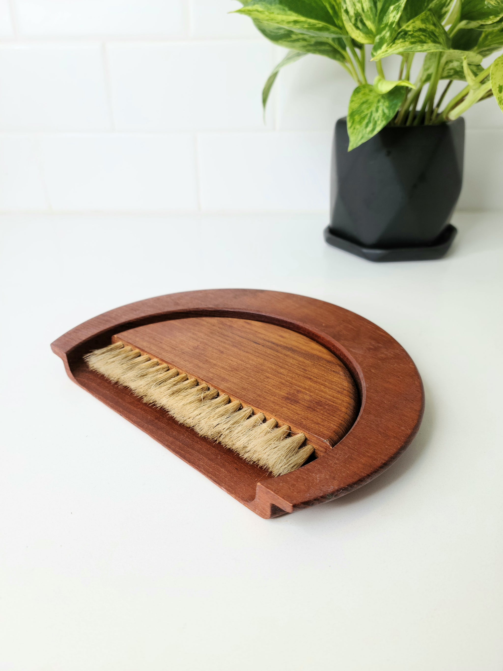 Danish Teak Crumb Brush by Kay Bojesen - Decade Five Furniture Co.
