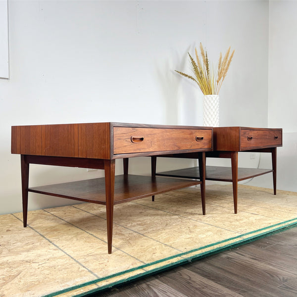 Pair of Teak Side Tables - Decade Five Furniture Co.