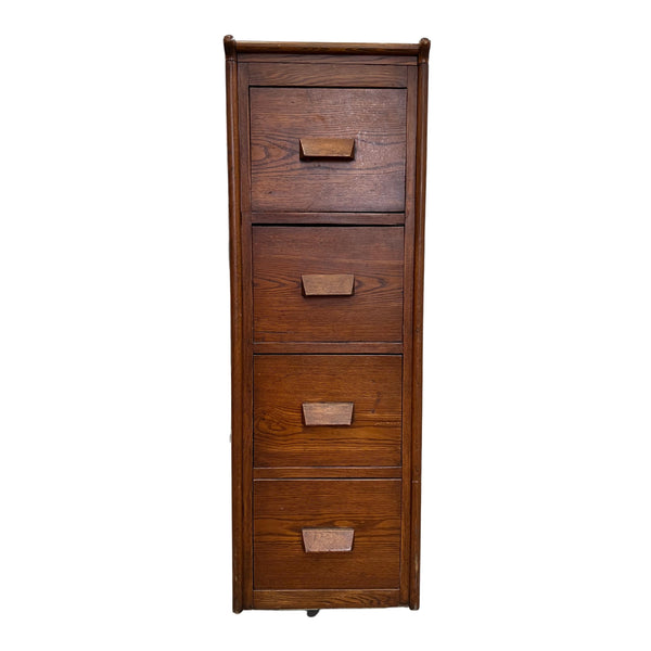 Vintage Oak Filing Cabinet - Decade Five Furniture Co.