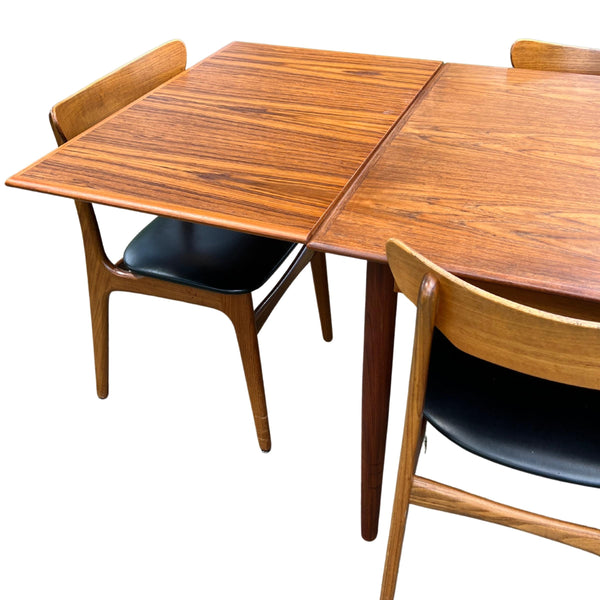 Teak Draw Leaf Dining Table - Decade Five Furniture Co.